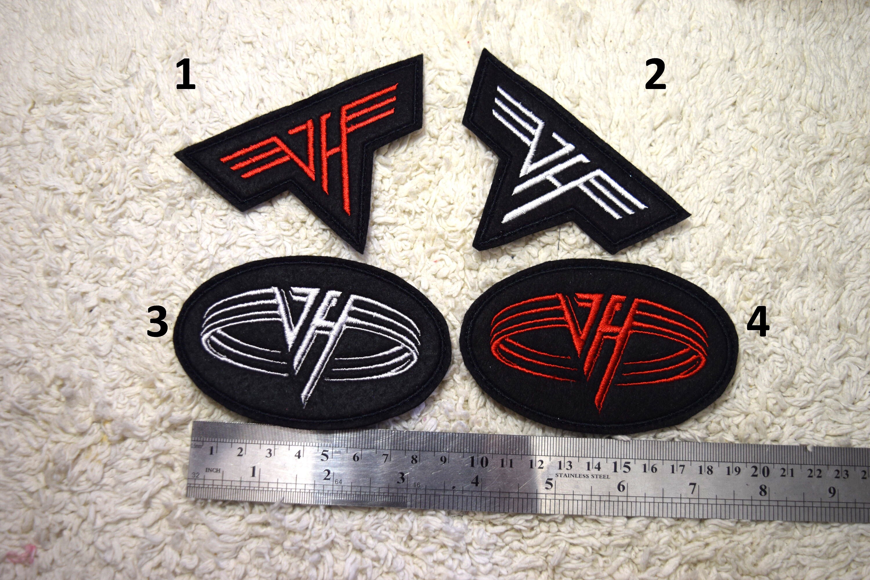 Van Halen Band Patch Embroidered Hard Rock Heavy Metal Pop Rock Rock ...