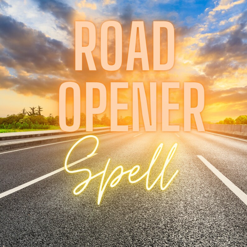 Road Opener Spell New Opportunities Good Luck - Etsy
