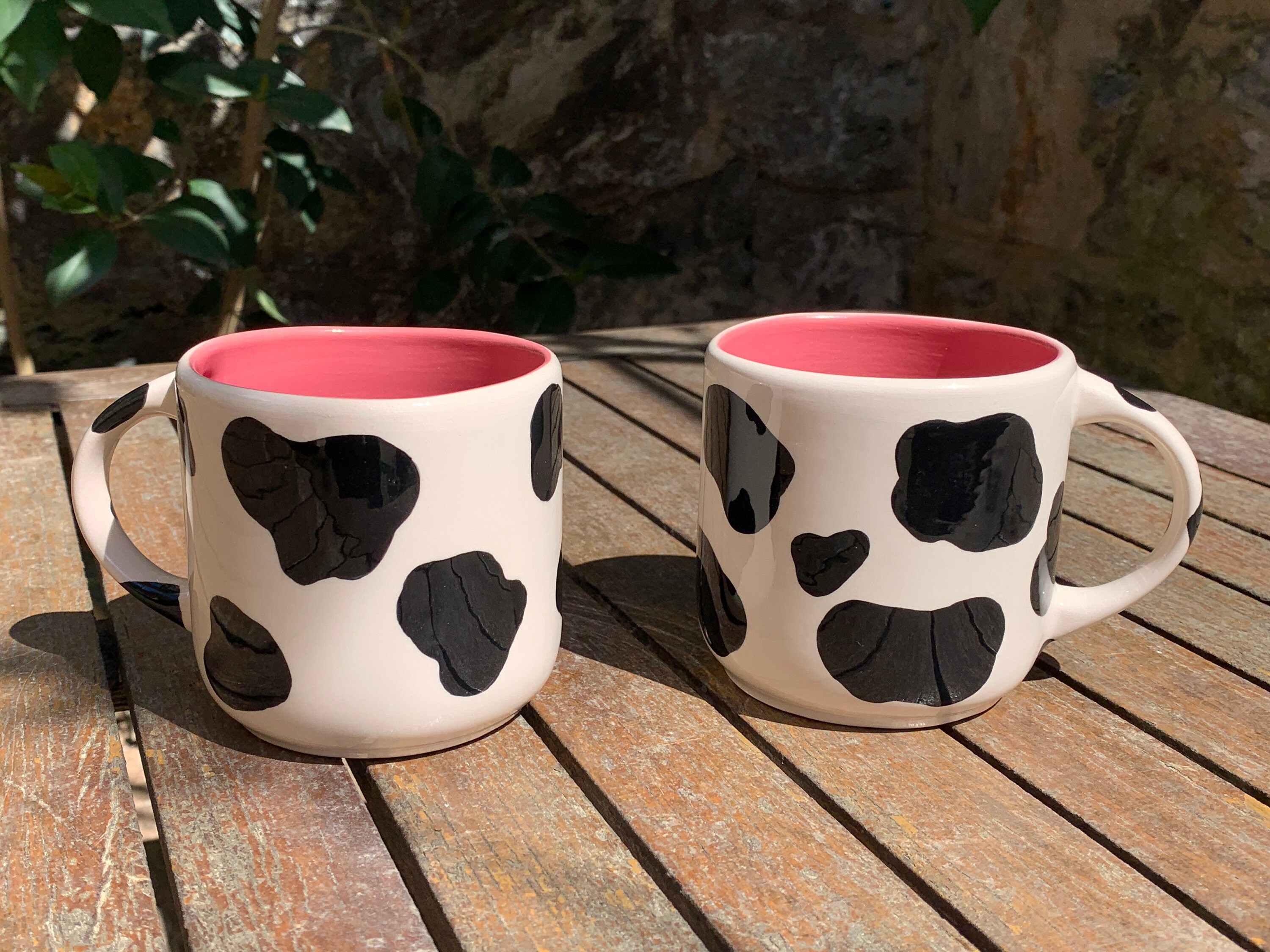 Cow Print Coffee Mug Ceramic Cow Print Mug Animal Print Mug | Etsy