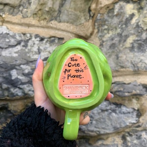 Groovy Alien With Flower Crown Mug Ceramic Coffee Cup Alien - Etsy