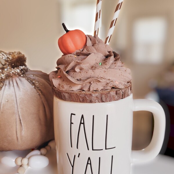 Faux Whipped Cream Mug Topper - Etsy