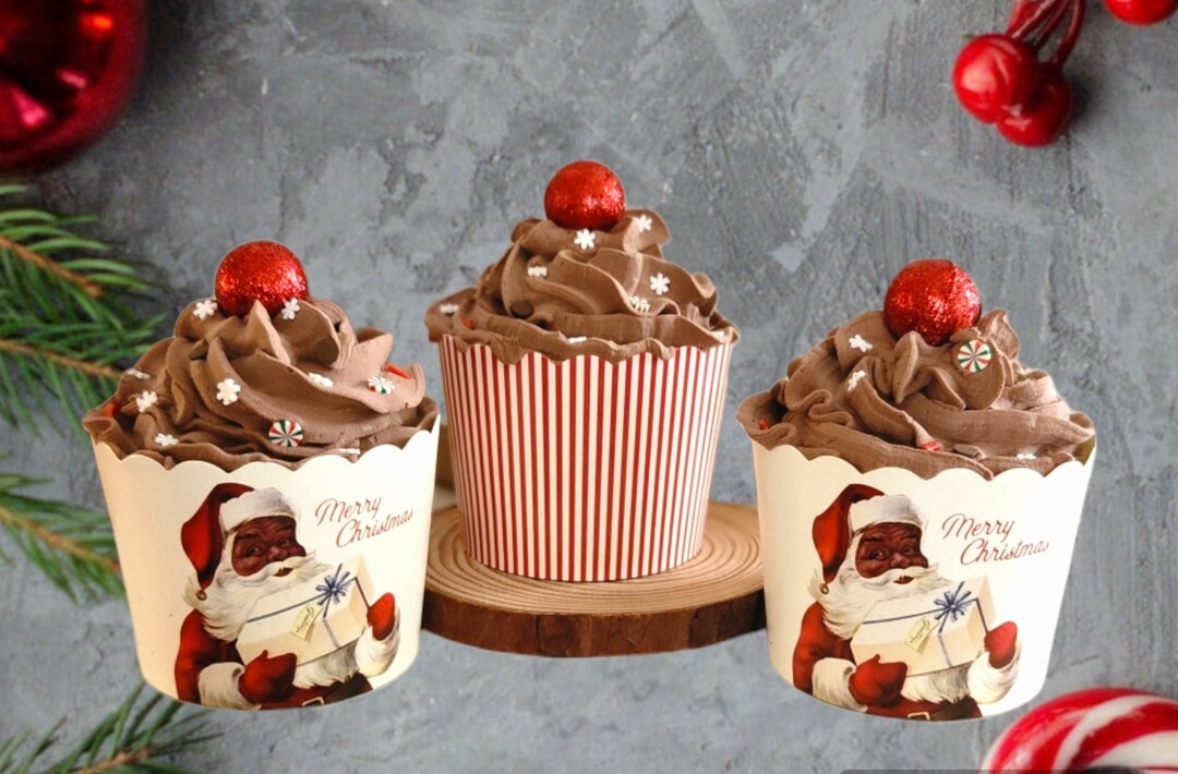 Fake Bake Christmas Cupcakes Fake Bake Christmas Fake Cake - Etsy