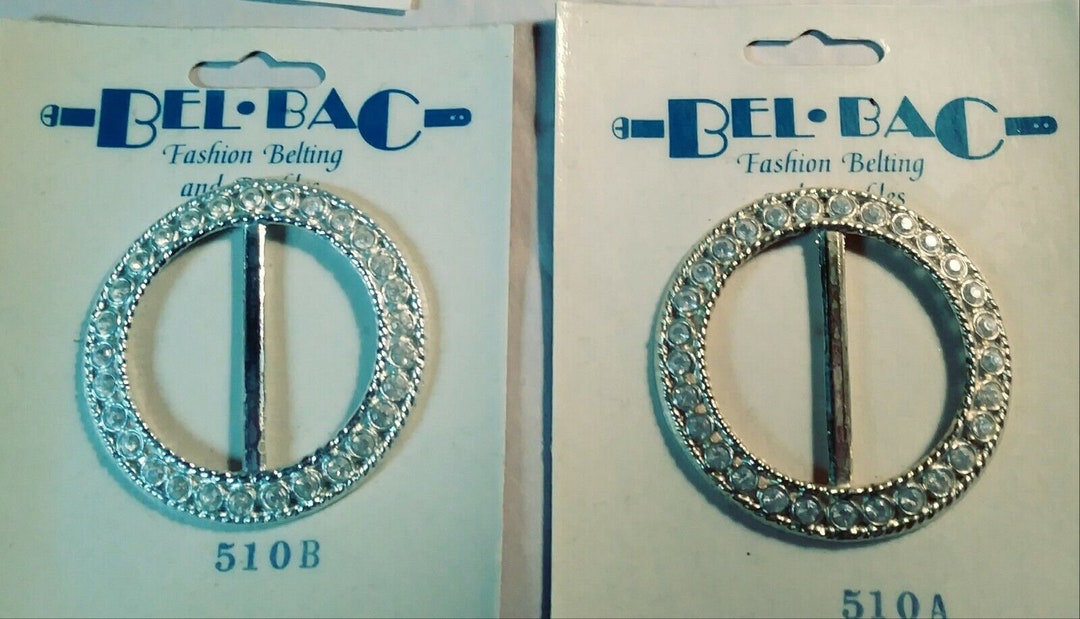 Bel-bac Vintage Belt Buckles.2-inch. Set of Two-gold,silver ...