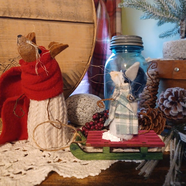 Primitive Mouse - Etsy