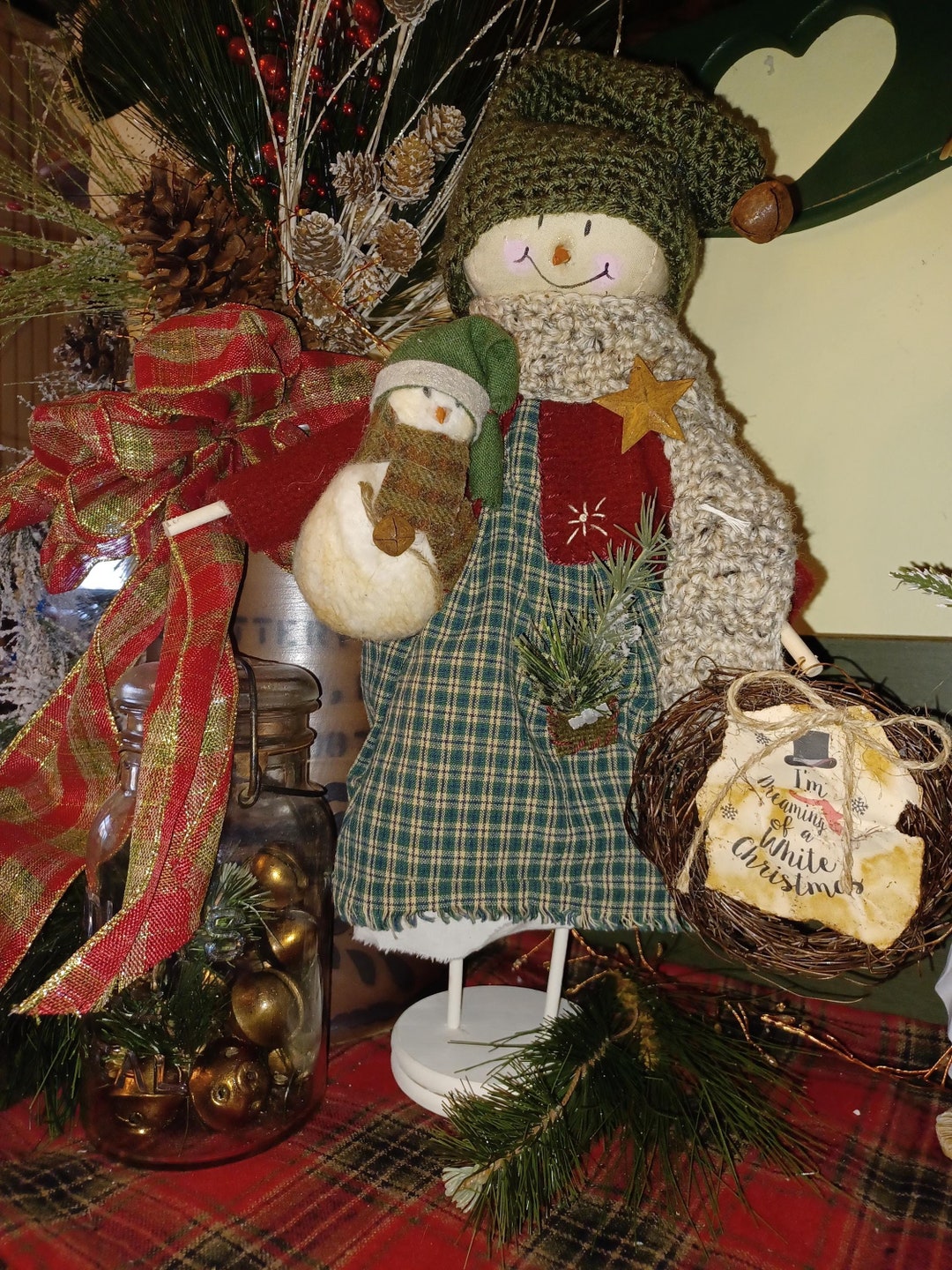 Winter Friends Snowman Doll - Etsy