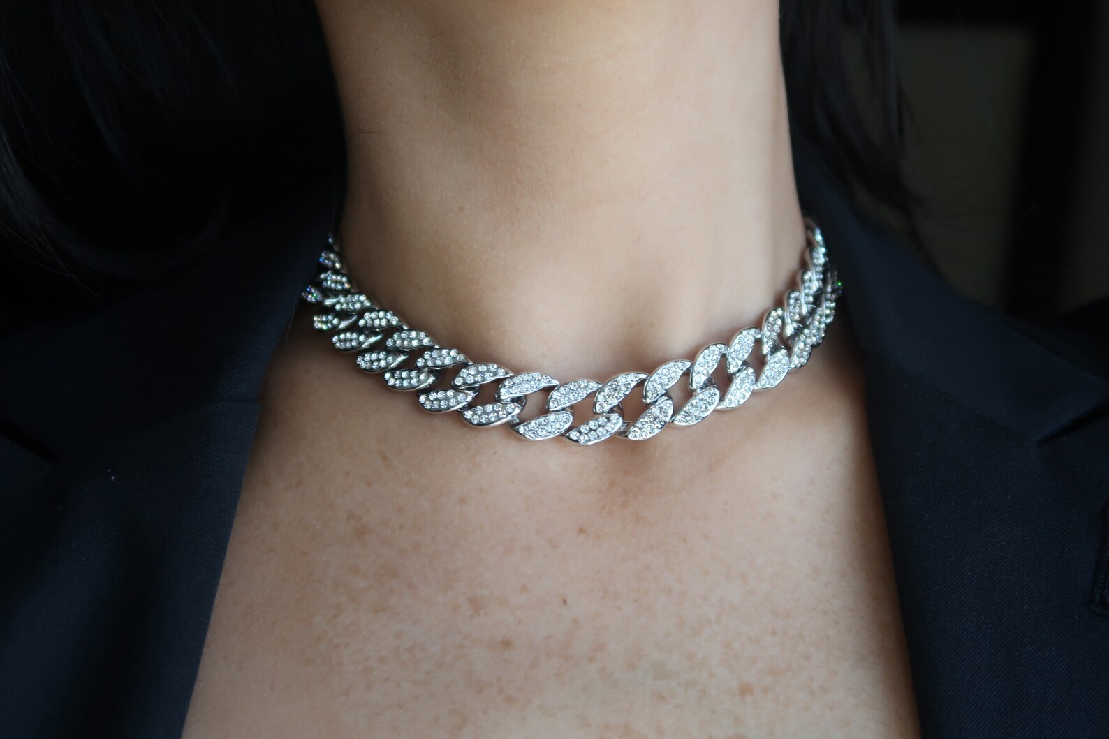 Iced Out Diamond CZ Miami Cuban Link Chain 15mm Cuban Link - Etsy