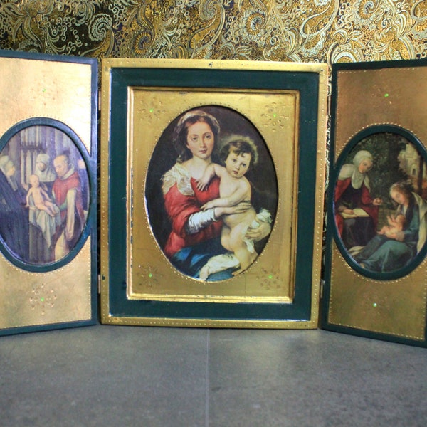 Religious Triptych - Etsy