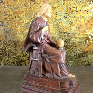 Jesus Statue, Sculpture of Jesus Christ, Ancient Religious Figure ...