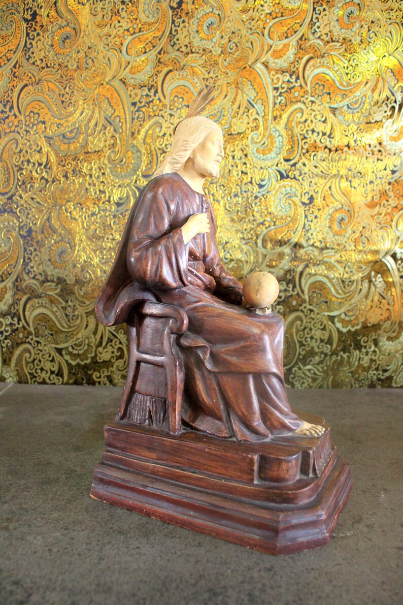 Jesus Statue Sculpture of Jesus Christ Ancient Religious | Etsy