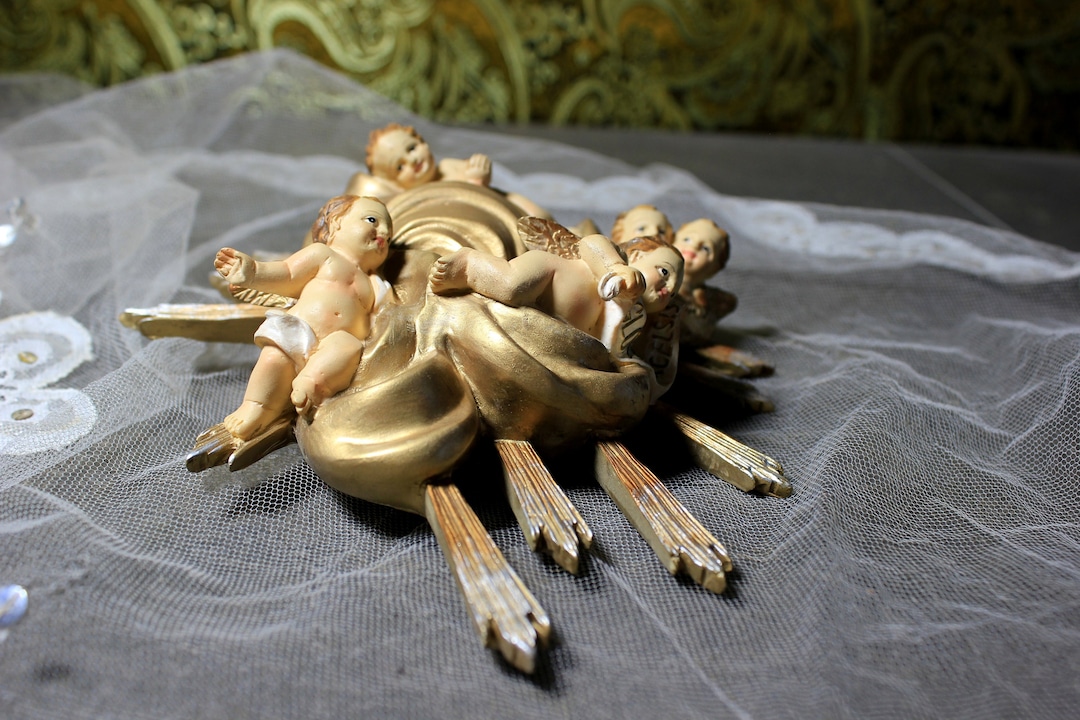 Vintage Angels Hanging, Angels on the Cloud, Vintage Cherubs ...