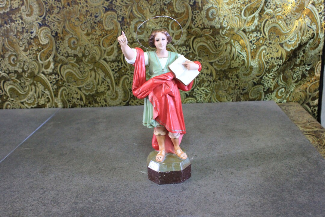 Sculpture of San Pancracio, Plaster Statue, Saint Statue, Plaster Base ...