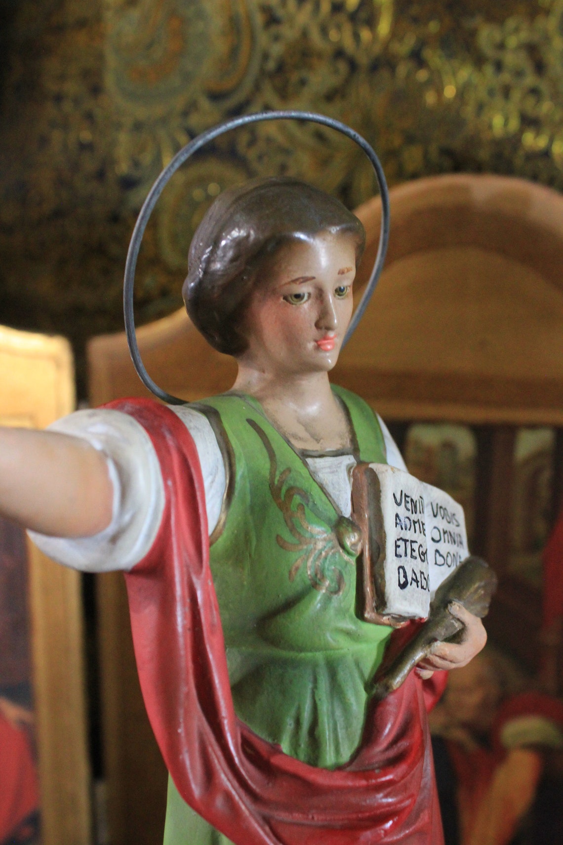 Sculpture of San Pancracio Plaster Statue Saint Statue | Etsy