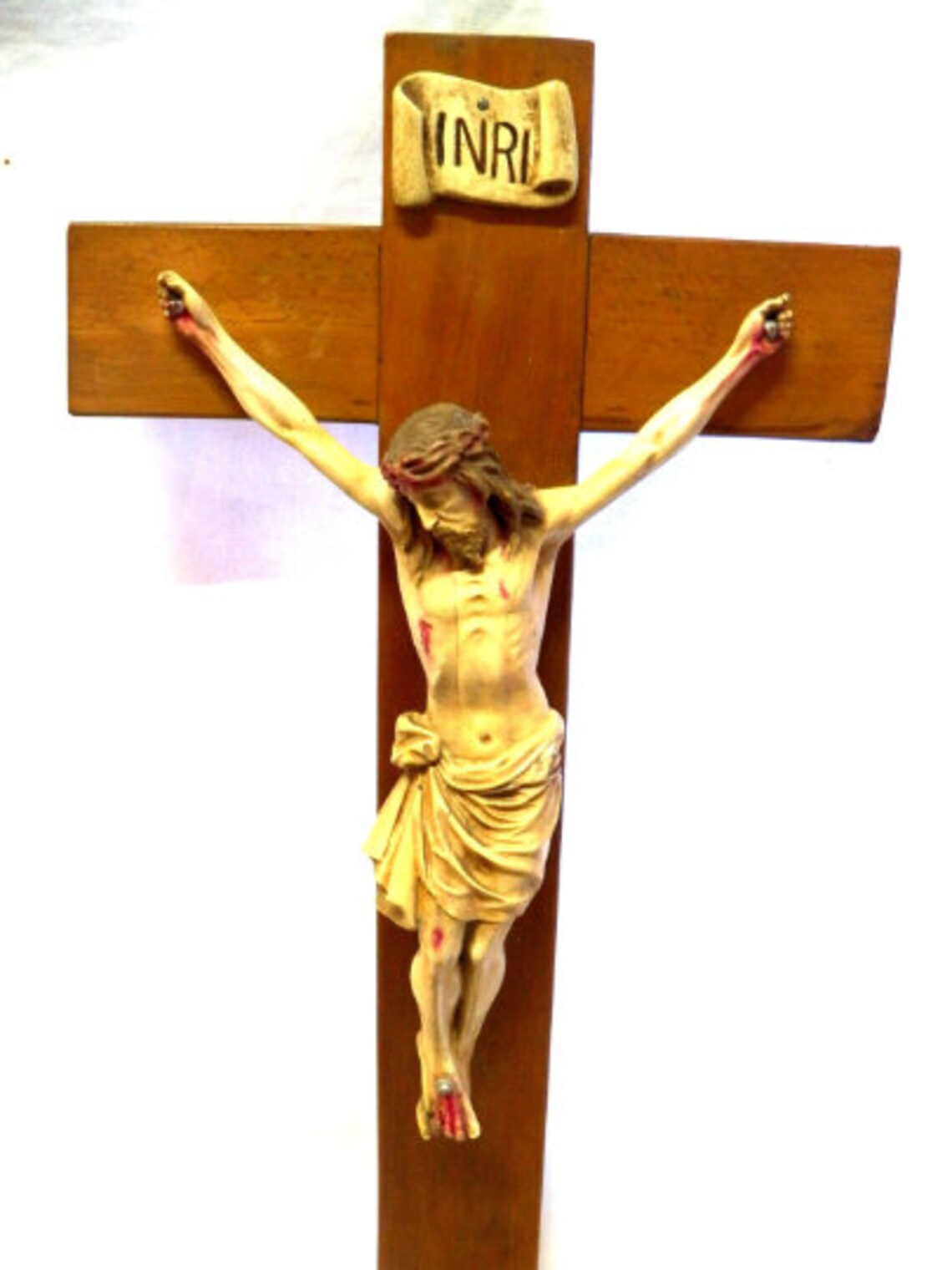 Large Crucifix Antique Spanish Crucifix Wall Crucifix - Etsy UK