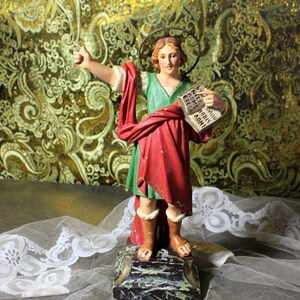 Sculpture of San Pancracio, Plaster Statue, Saint Statue, Plaster Base ...