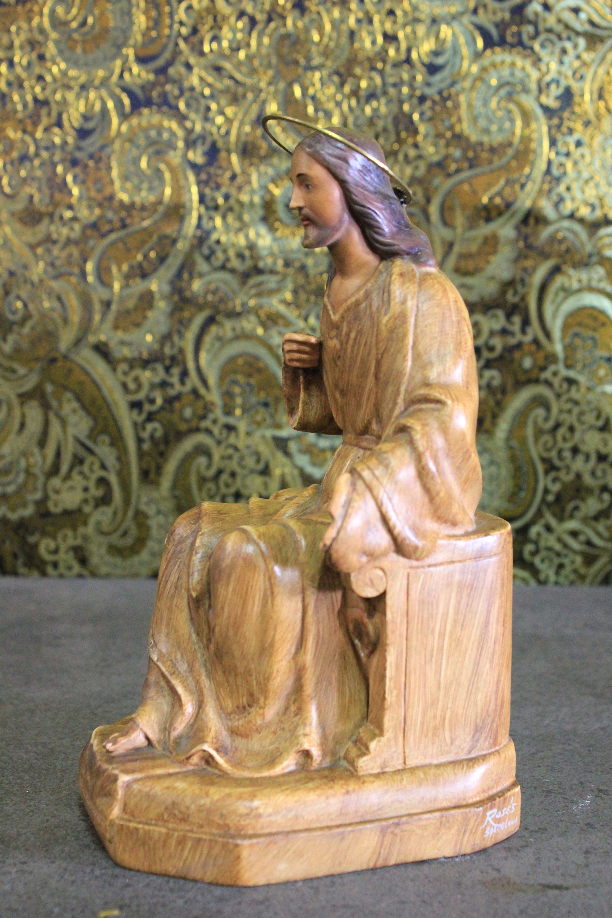 Jesus Statue Sculpture of Jesus Christ Ancient Religious | Etsy