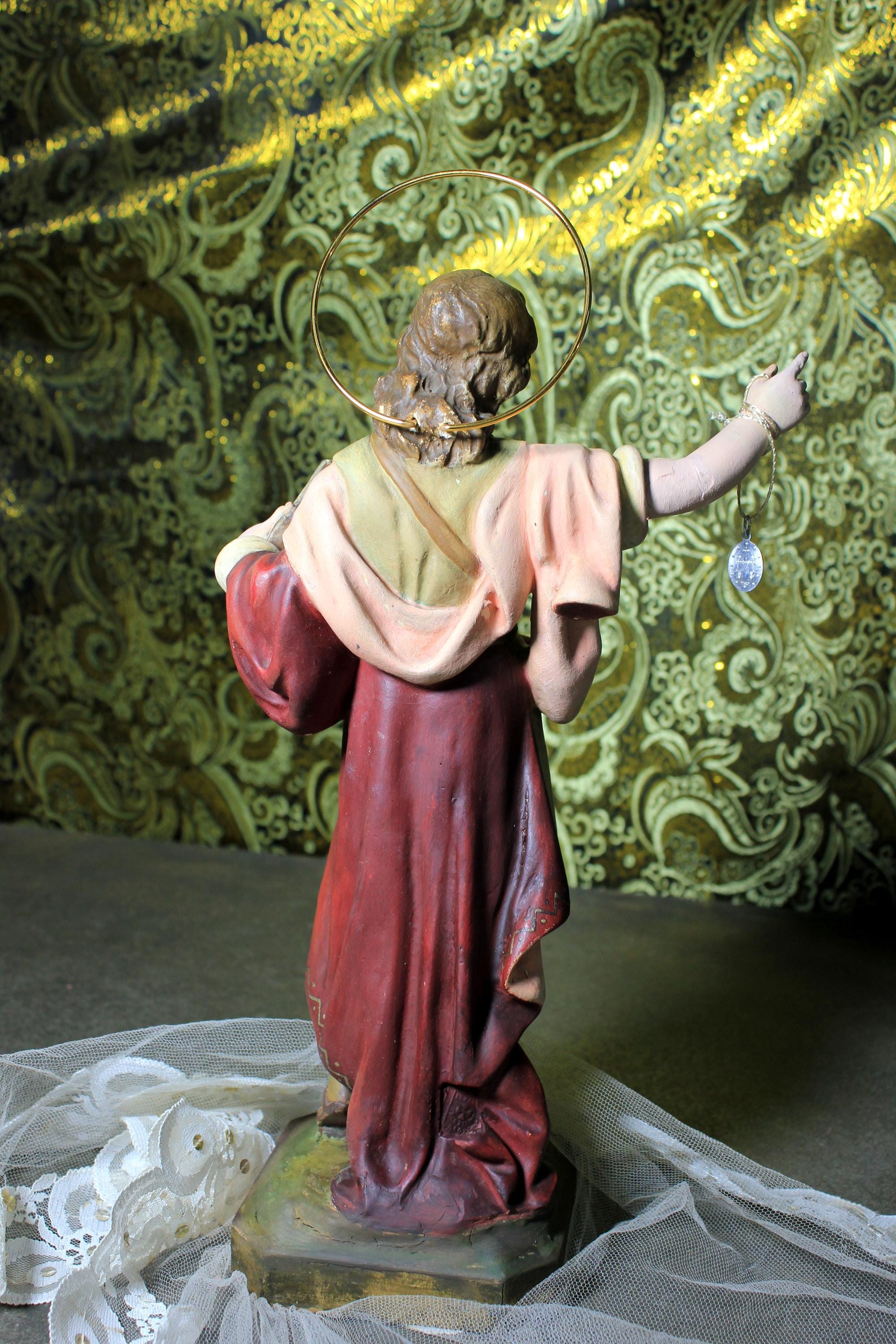 Sculpture of San Pancracio,, OLOT Plaster Statue, Saint Statue, Plaster ...