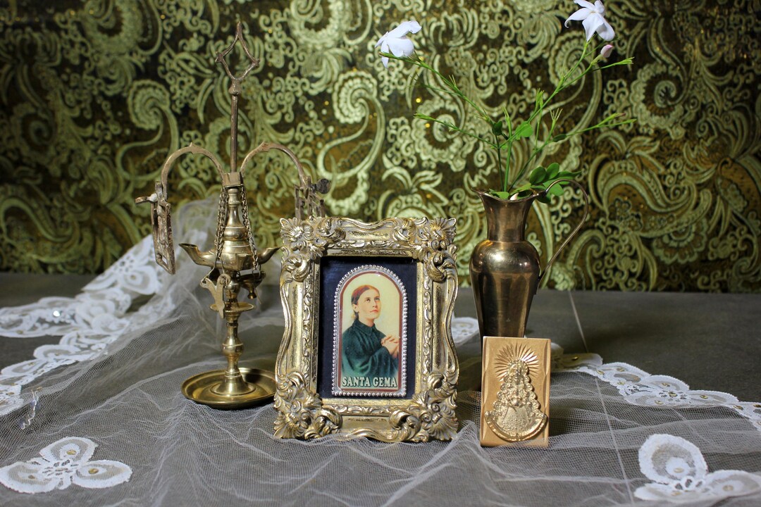 Religious Set, Saint Gemma Set, Religious Set With Icon, Virgin With ...