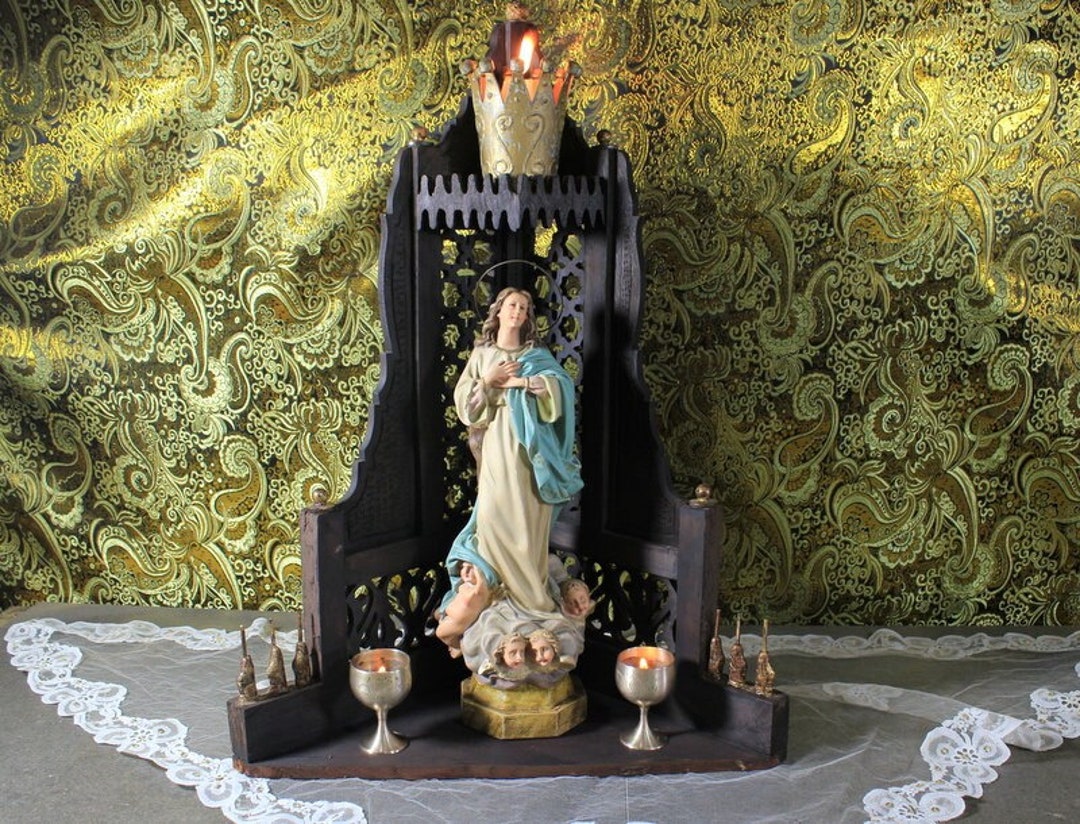 Chapel With the Inmaculada Virgin, Wooden Chapel, Niche With Christ ...