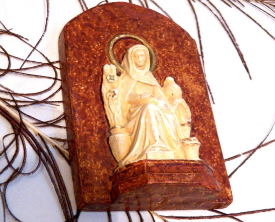 Antique Altar XIX Virgin Altar Small Virgin Altarpiece | Etsy