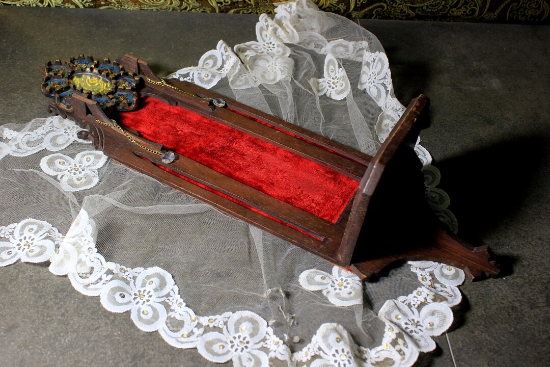 Antique Wooden Chapel, Wooden Niche, Antique Niche, Neo-gothic Chapel ...