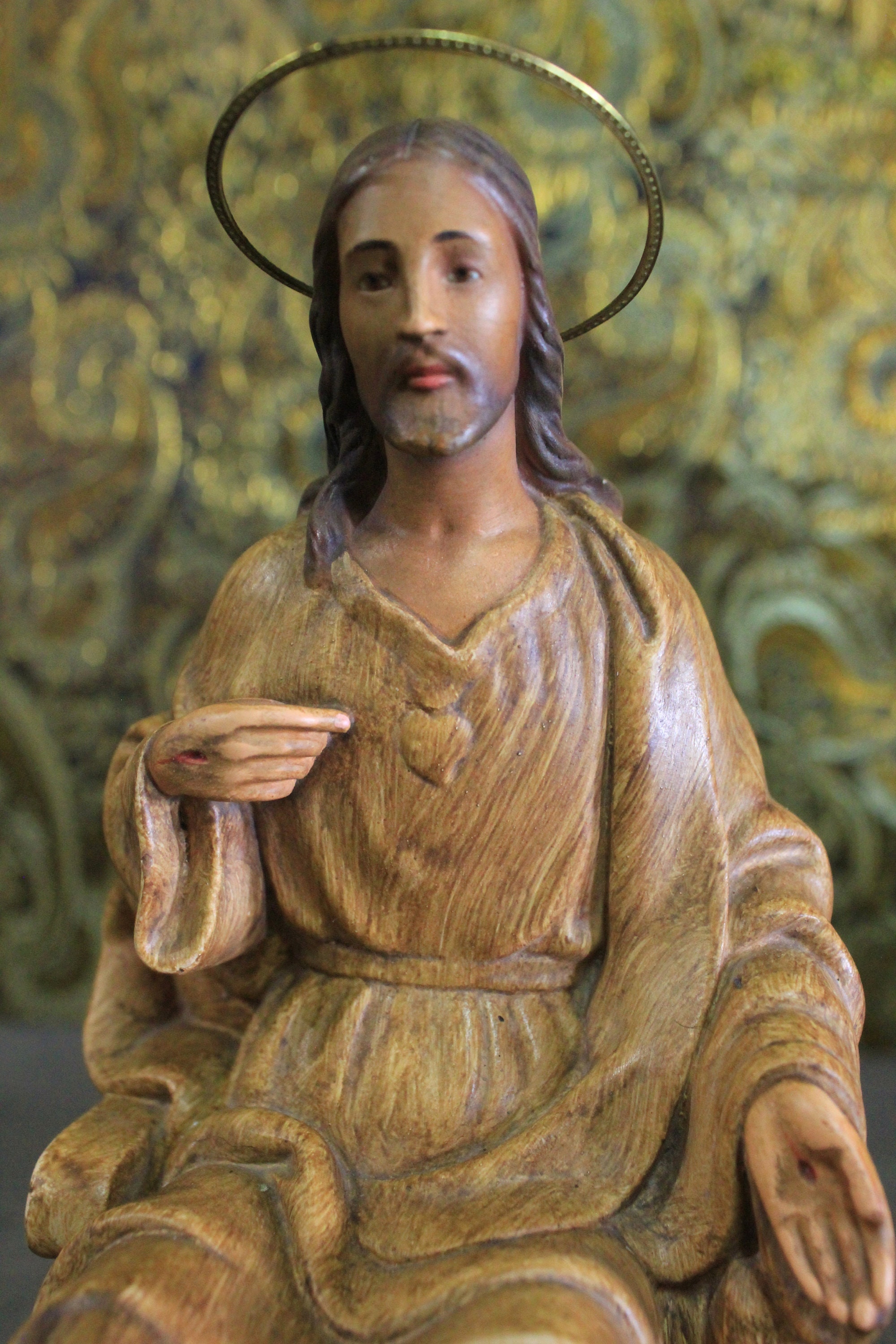 Jesus Statue Sculpture of Jesus Christ Ancient Religious | Etsy