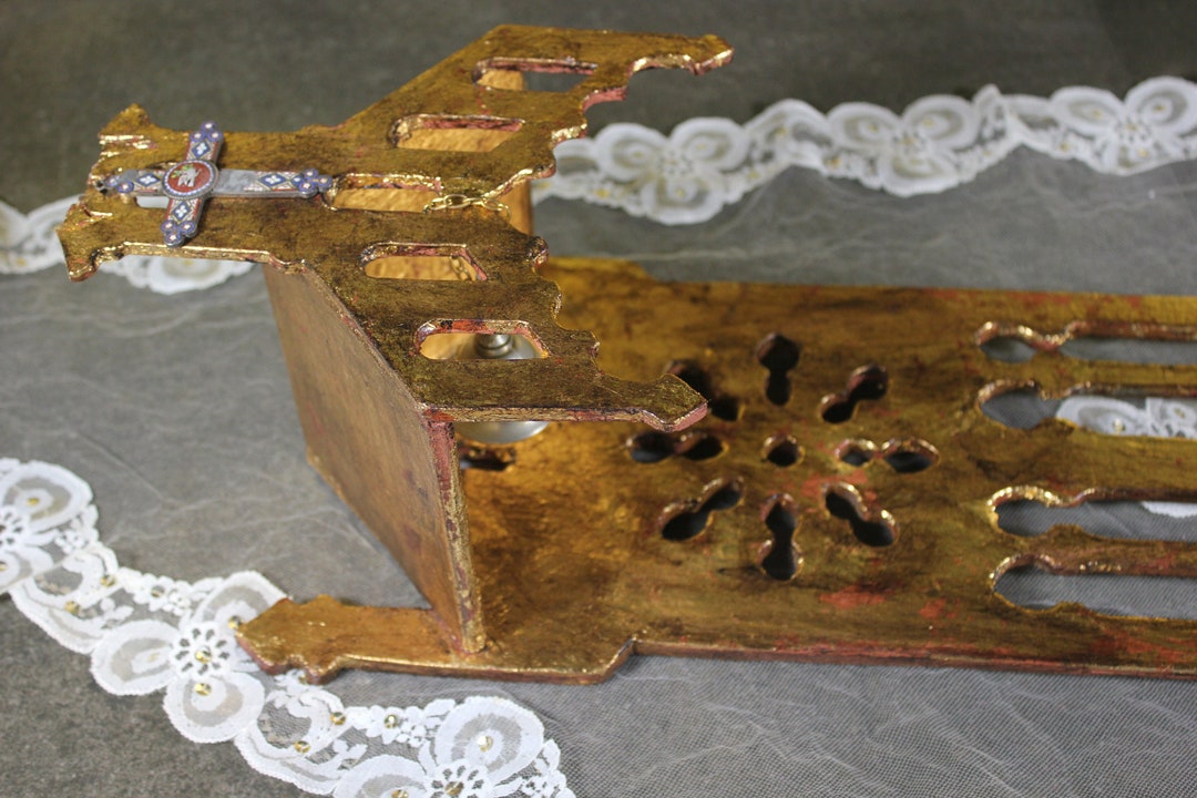 Great Neo gothic Niche 80 Cm, Golden Wood Chapel, Former Virgin Altar ...