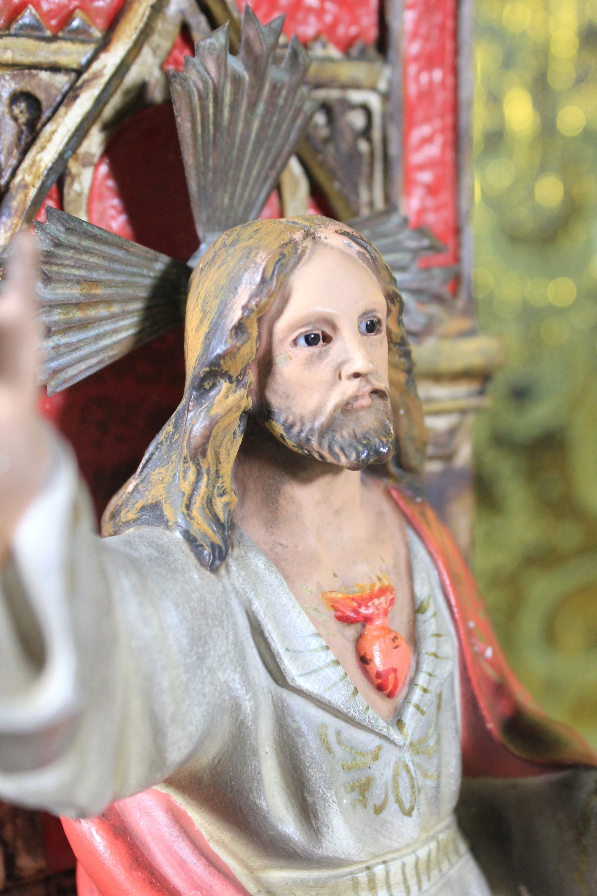 Jesus Statue, Sculpture of Jesus Christ, Ancient Religious Figure ...