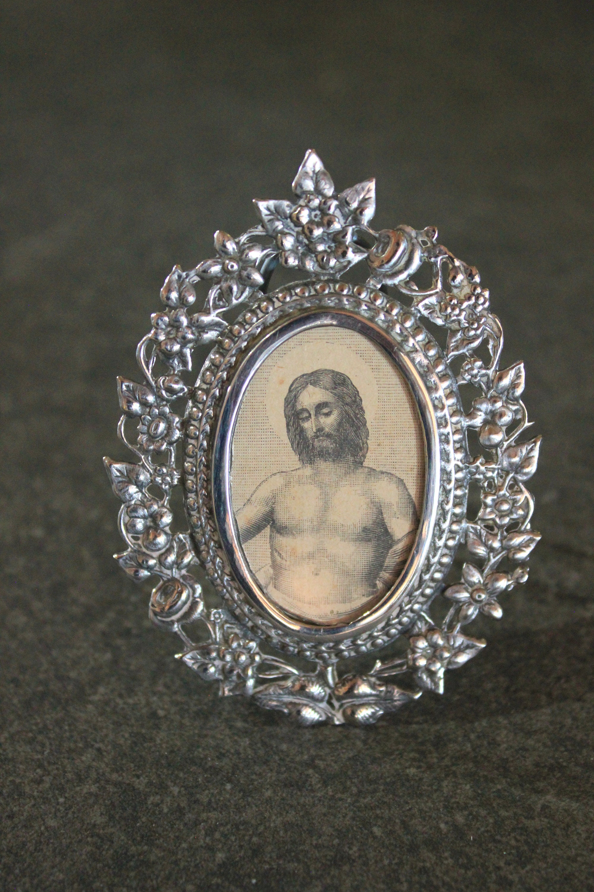 Virgin With Child Icon, Silver Metal, Religious Reliquaries, Desktop ...