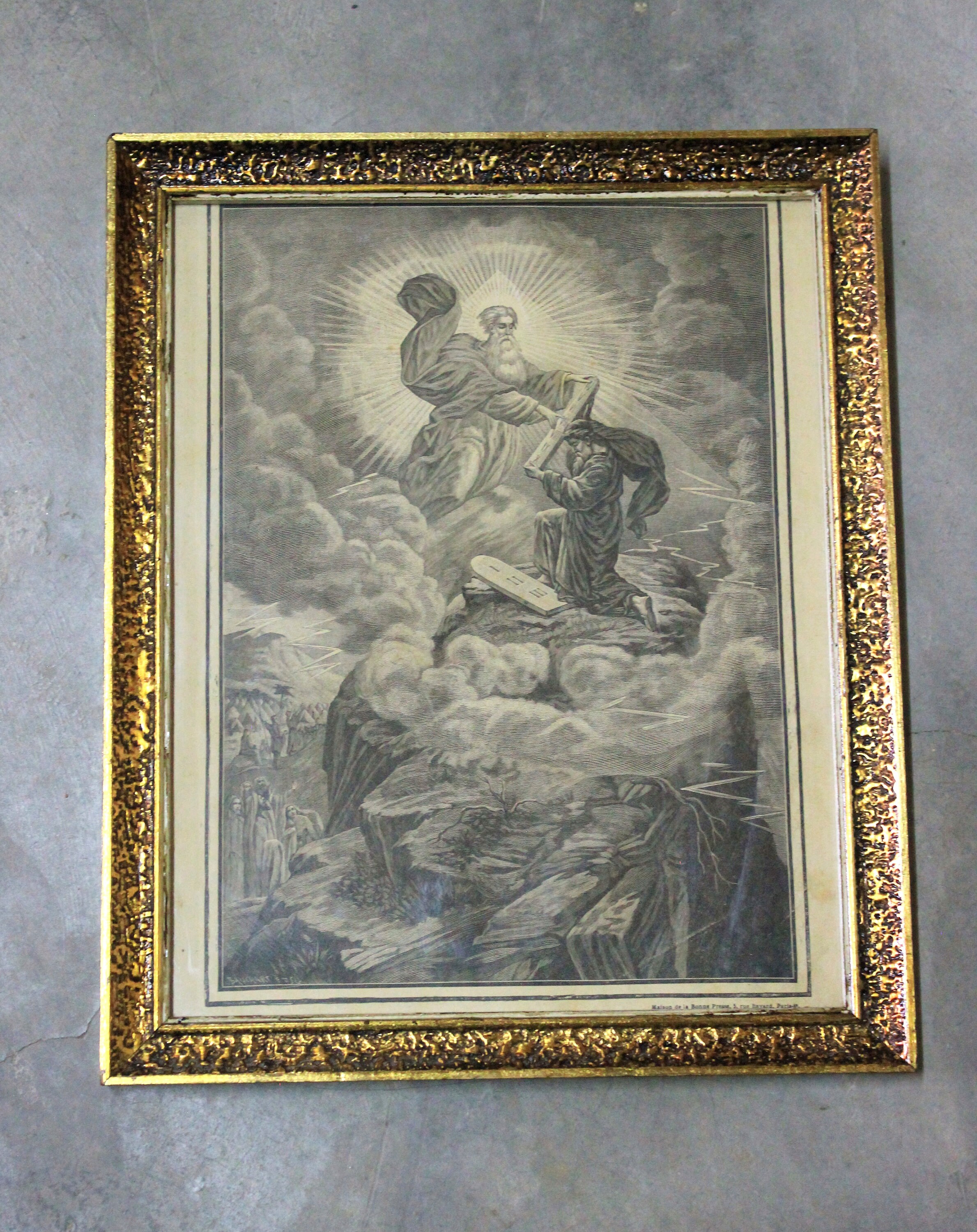 Lithograph Catechism in Pictures the Commandments Religious - Etsy