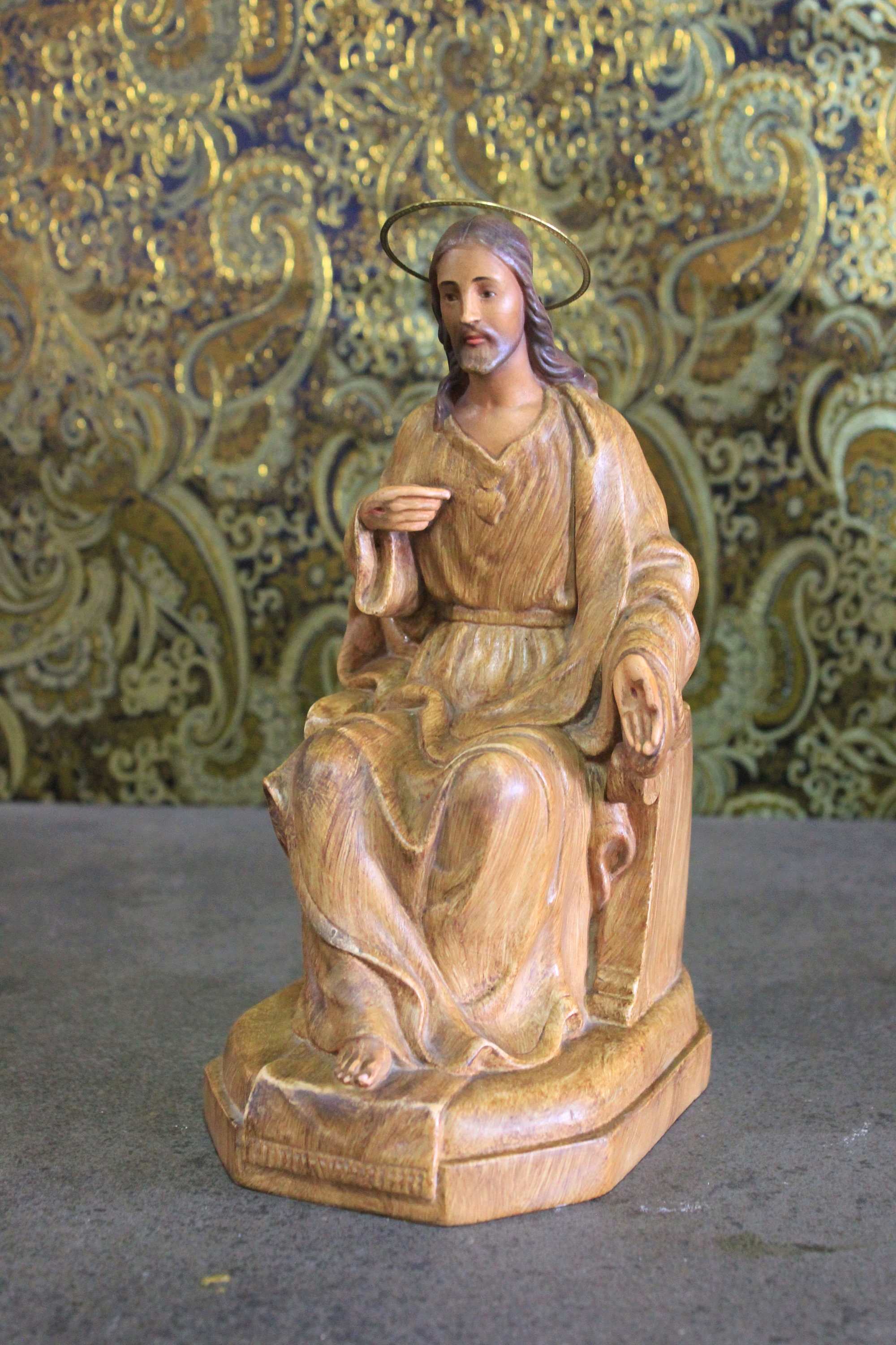 Jesus Statue Sculpture of Jesus Christ Ancient Religious | Etsy