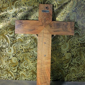 Antique Crucifix, Jesus Crucifix, Glass Eyes, Wall Crucifix, Spanish ...