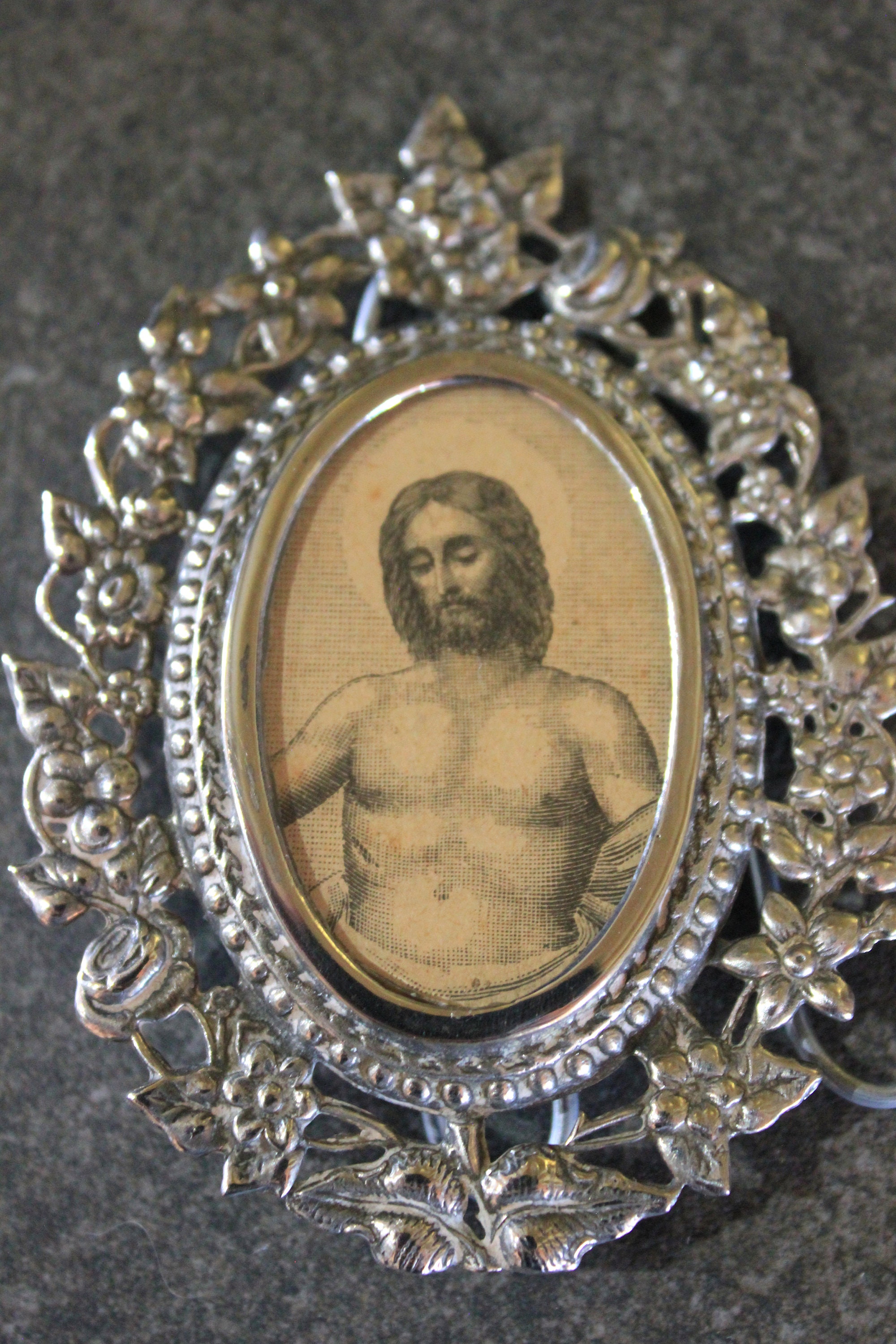 Virgin With Child Icon, Silver Metal, Religious Reliquaries, Desktop ...
