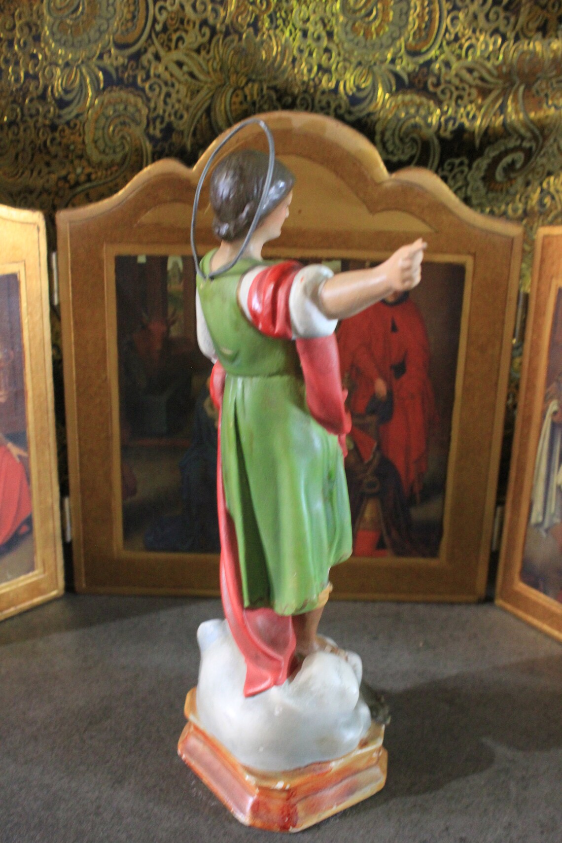 Sculpture of San Pancracio Plaster Statue Saint Statue | Etsy