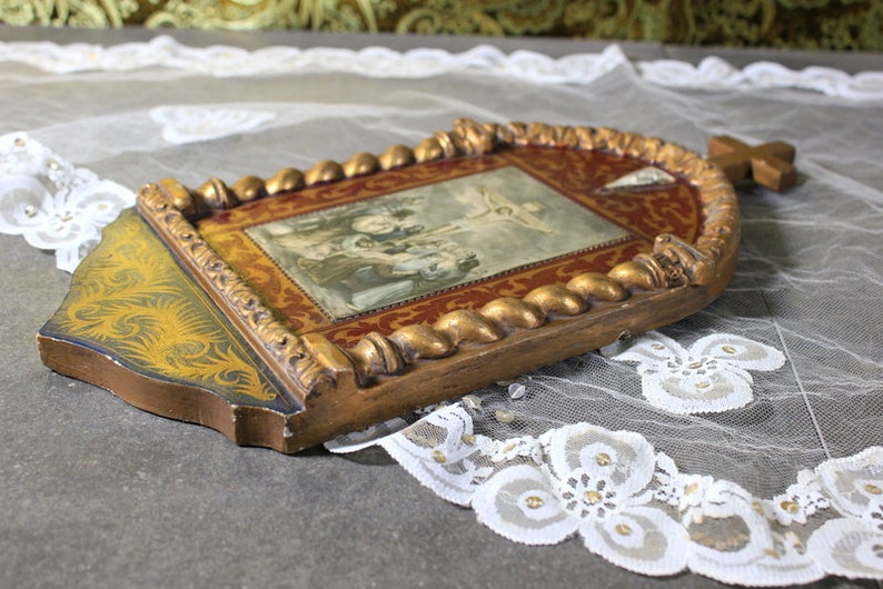 Ancient Religious Icon, via Crucis Nº12, Wooden Icon, Icon With ...