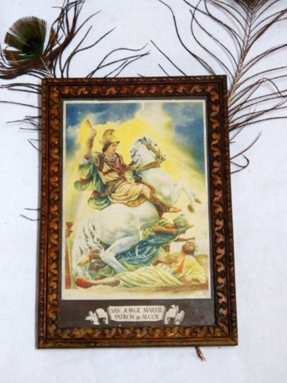 Antique Poster Saint George 1947 Poster Parties Moors and | Etsy