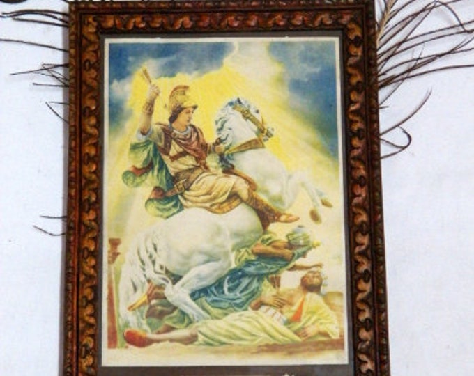 Antique Poster Saint George, 1947, Poster Parties, Moors and Christians ...