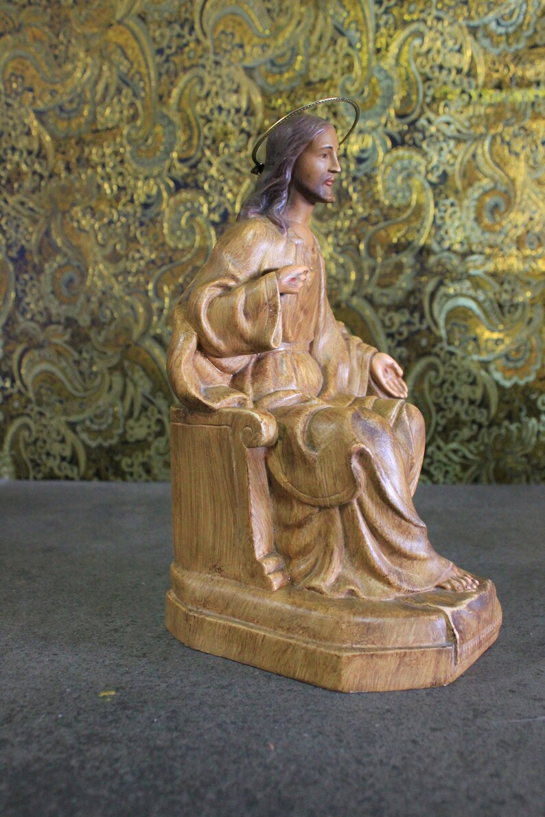 Jesus Statue Sculpture of Jesus Christ Ancient Religious | Etsy