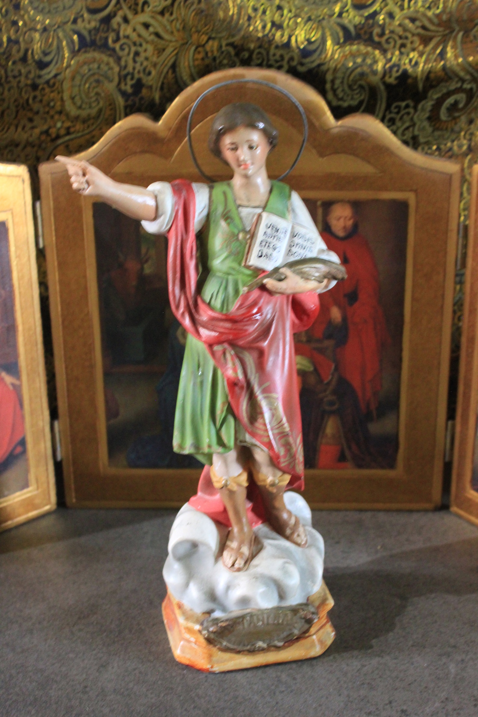 Sculpture of San Pancracio Plaster Statue Saint Statue | Etsy