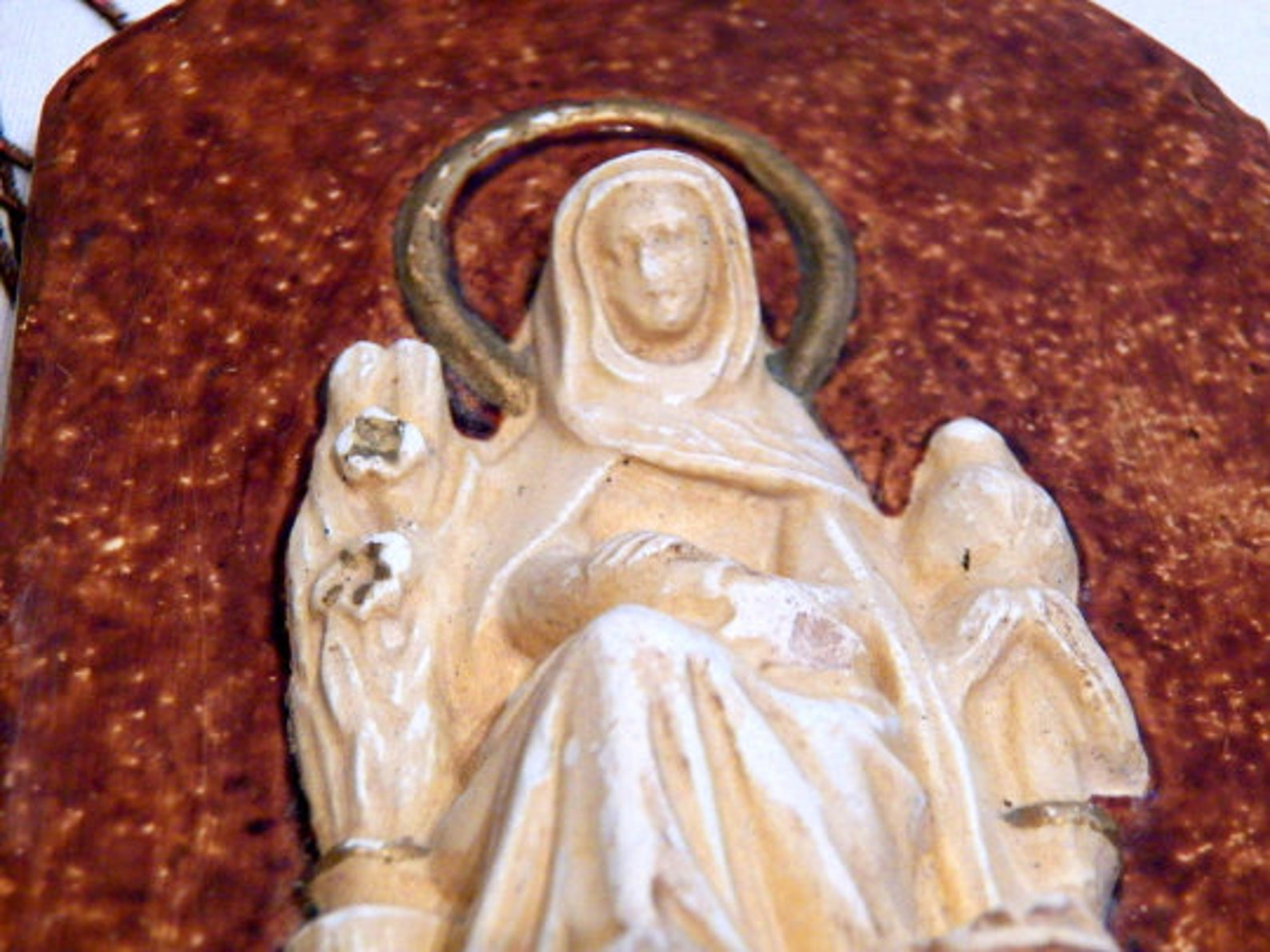 Antique Altar XIX Virgin Altar Small Virgin Altarpiece | Etsy