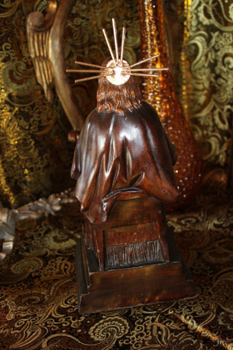 Jesus Statue Sculpture of Jesus Christ Ancient Religious - Etsy