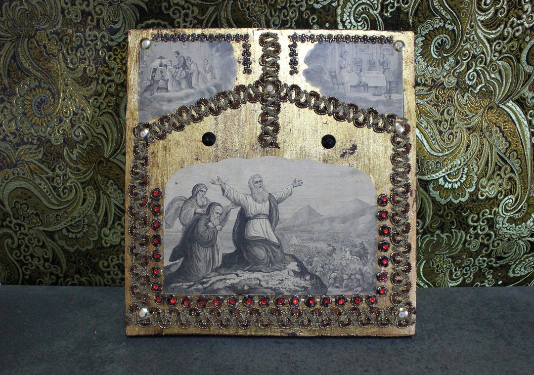 Religious Icon, Icon, Wooden Icon, Golden Icon, Religious Reliquary ...