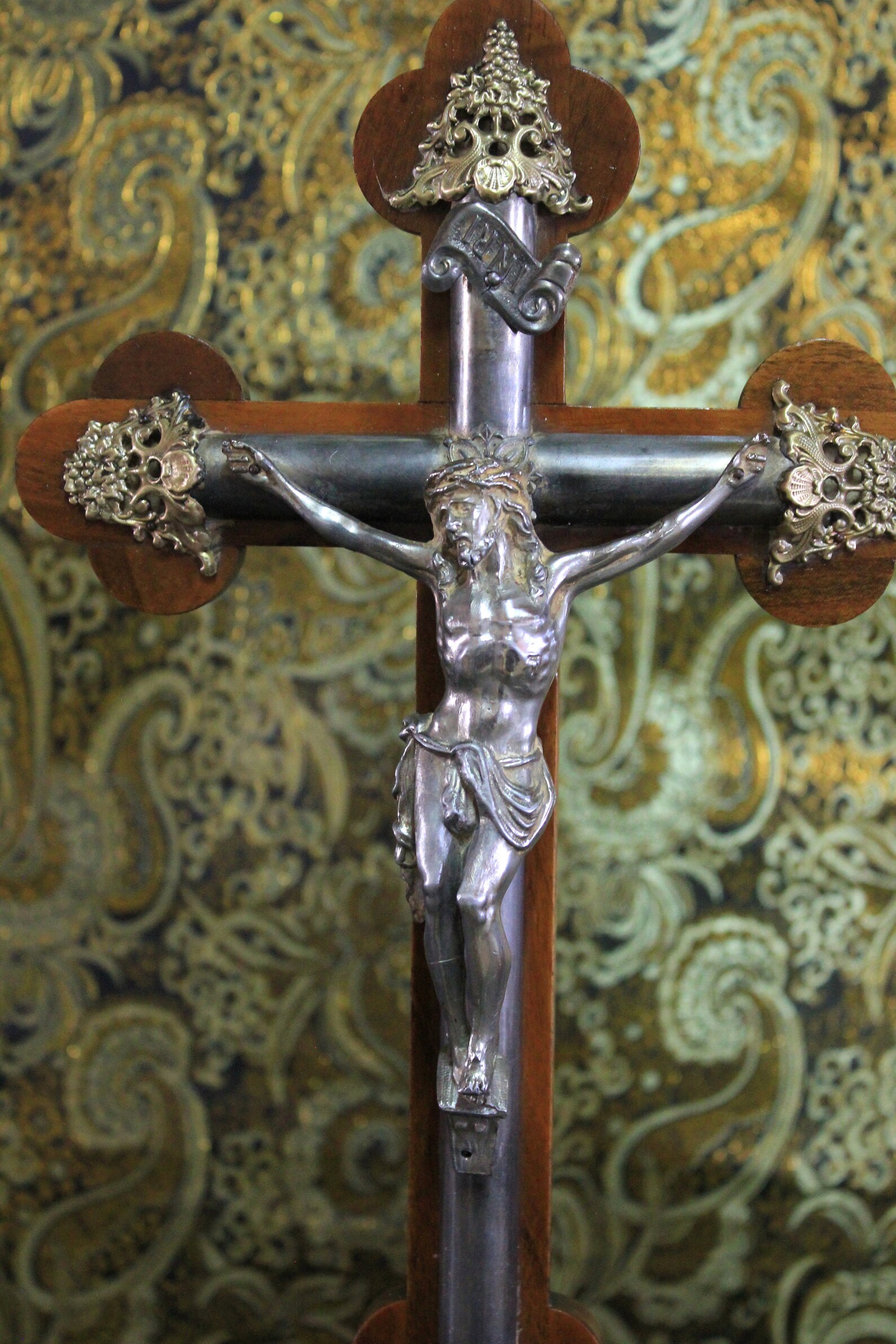 Religious Set Crucifix Set Spanish Set With Candlesticks - Etsy