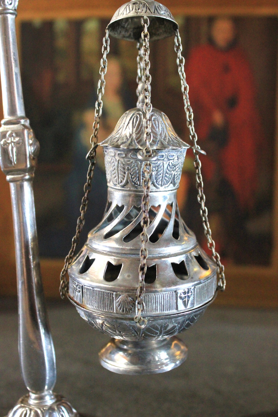 Botafumeiro Old botafumeiro Silver Botafumeiro Santiago de | Etsy