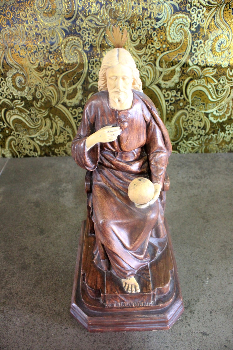 Jesus Statue Sculpture of Jesus Christ Ancient Religious | Etsy