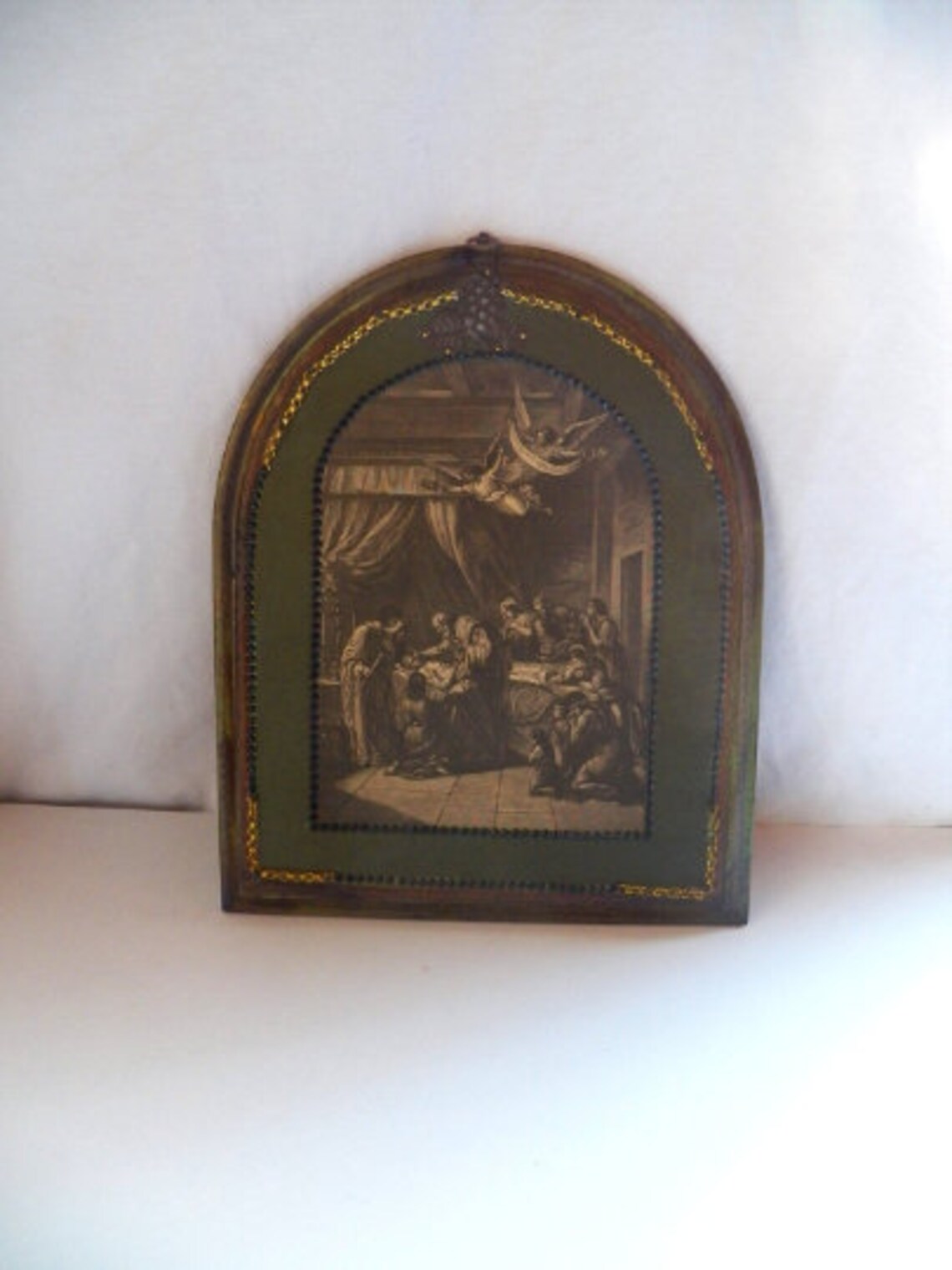 Old Lithography 19th Religious Icon Black and White | Etsy