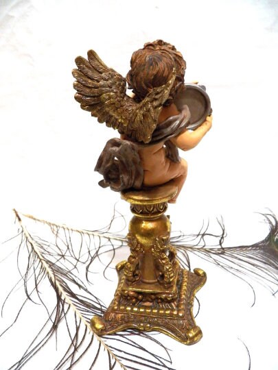 Large Angel 11 Inch Angel Statue Antique Angel Musician - Etsy