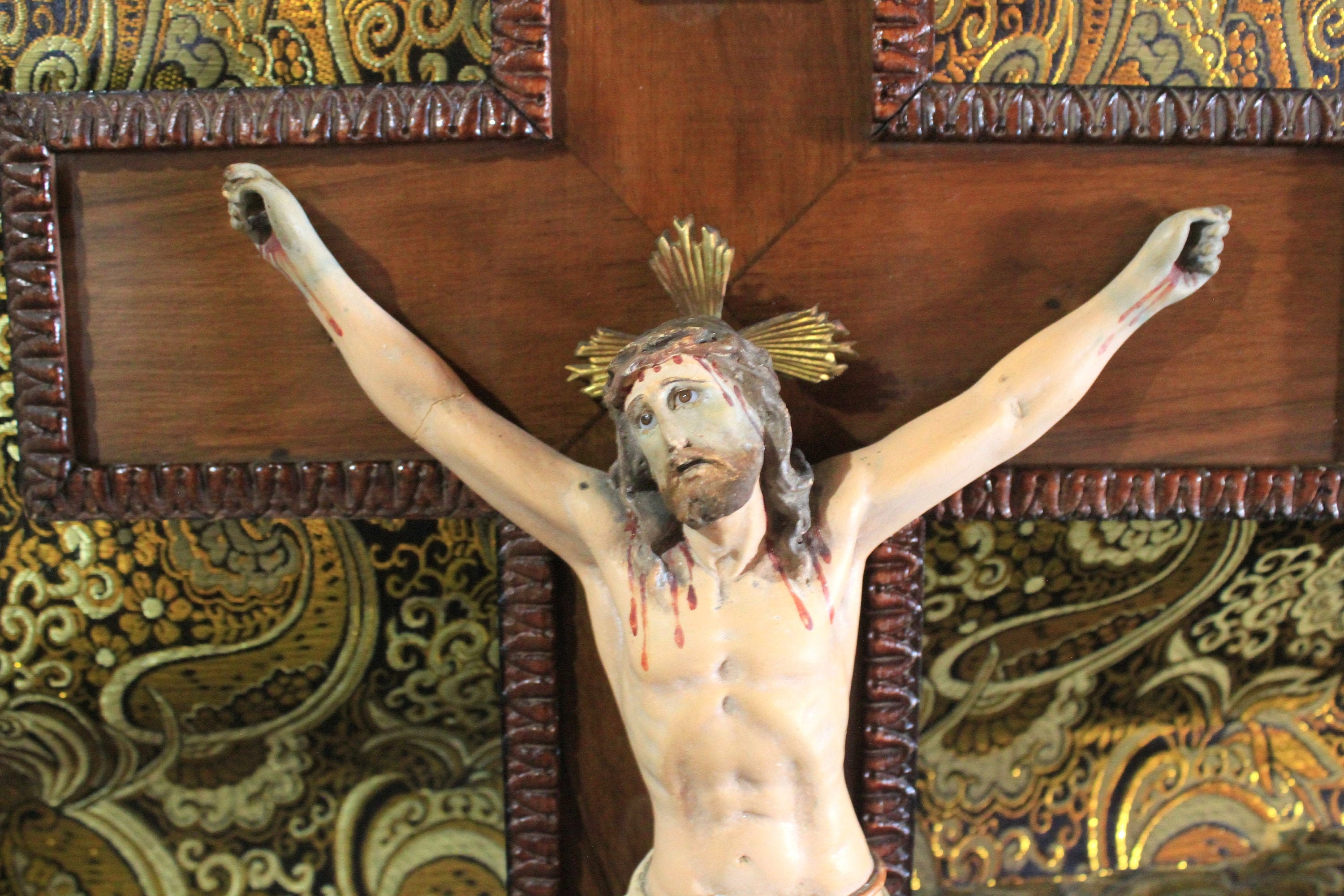 Antique Crucifix Jesus Crucifix Glass Eyes Wall Crucifix - Etsy