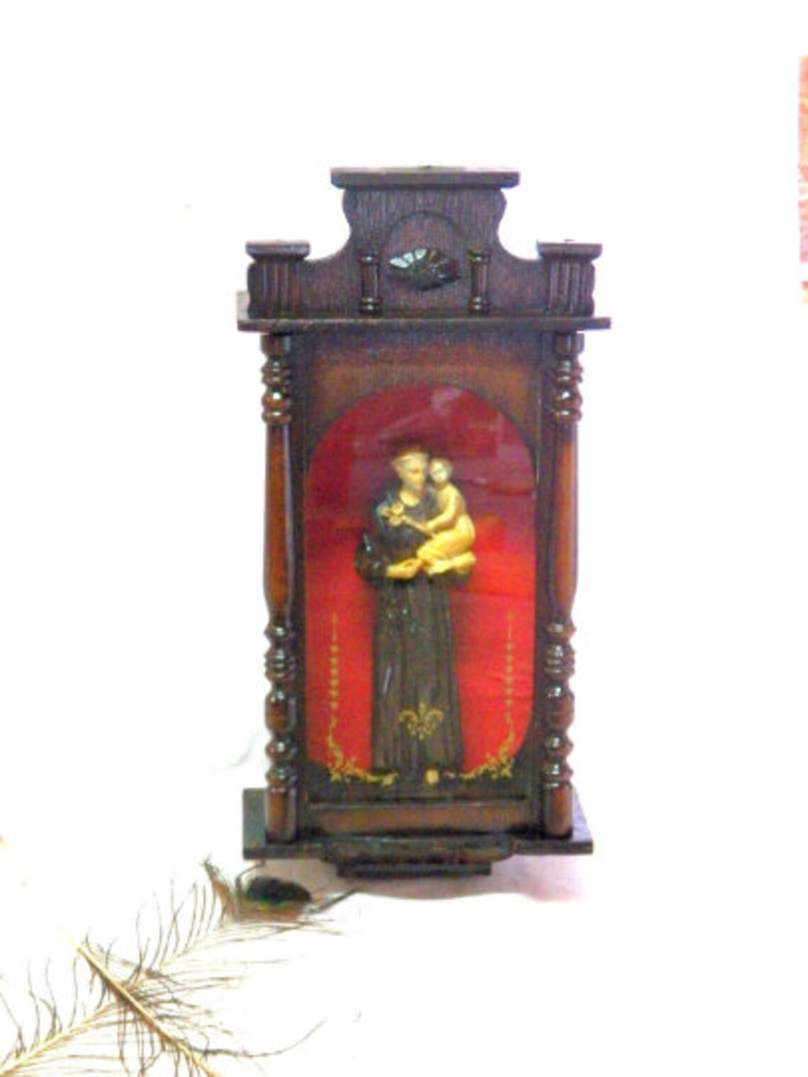 Large Wall Shrine 24'5 Inches Antique Chapel Victorian - Etsy