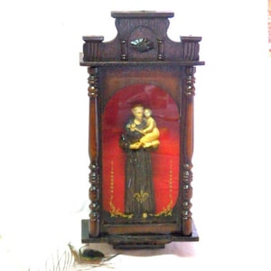 Large Wall Shrine, 24'5 Inches, Antique Chapel, Victorian Chapel, Holy ...