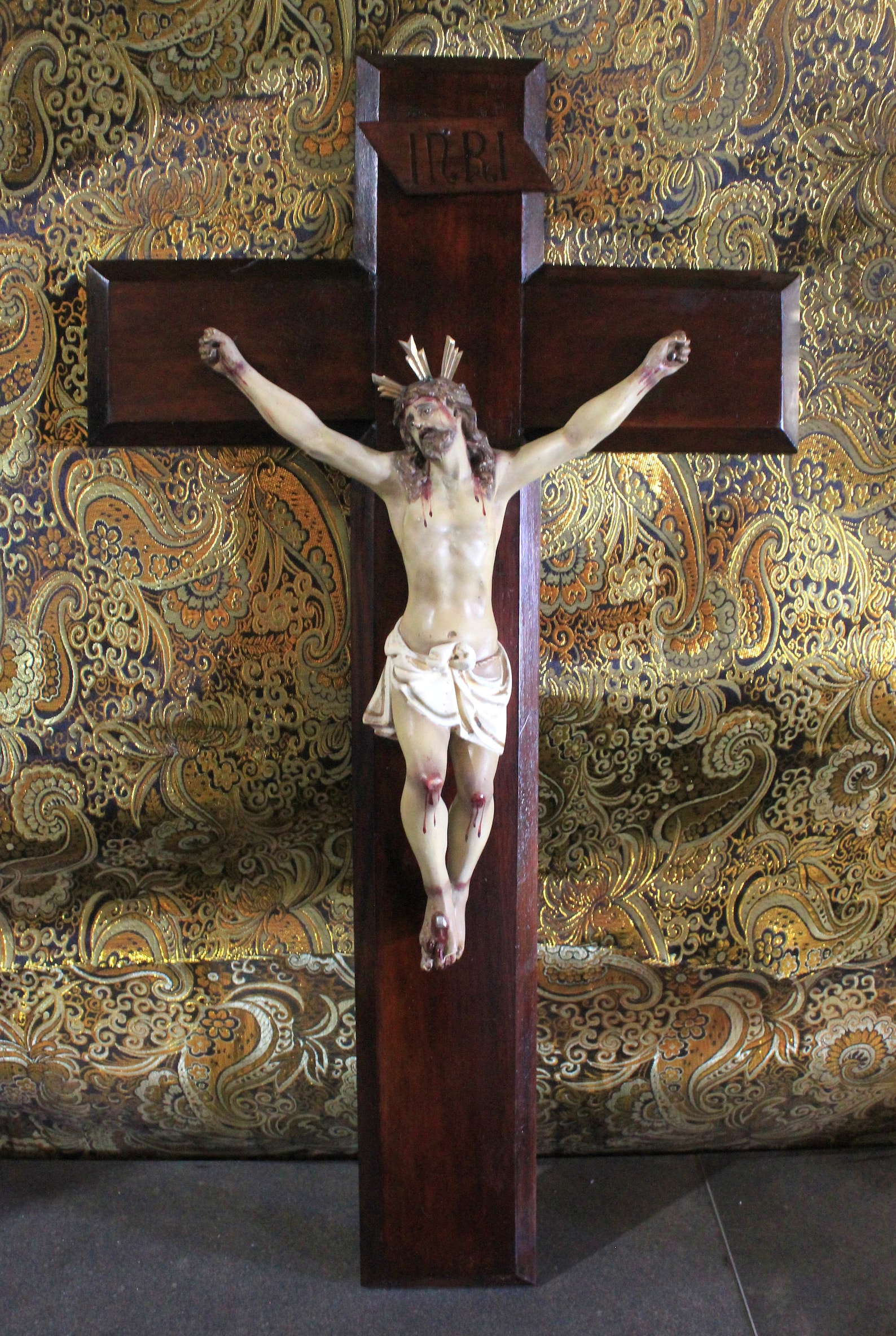 Large Crucifix Glass Eyes Church Crucifix Corpus Crucifix - Etsy UK